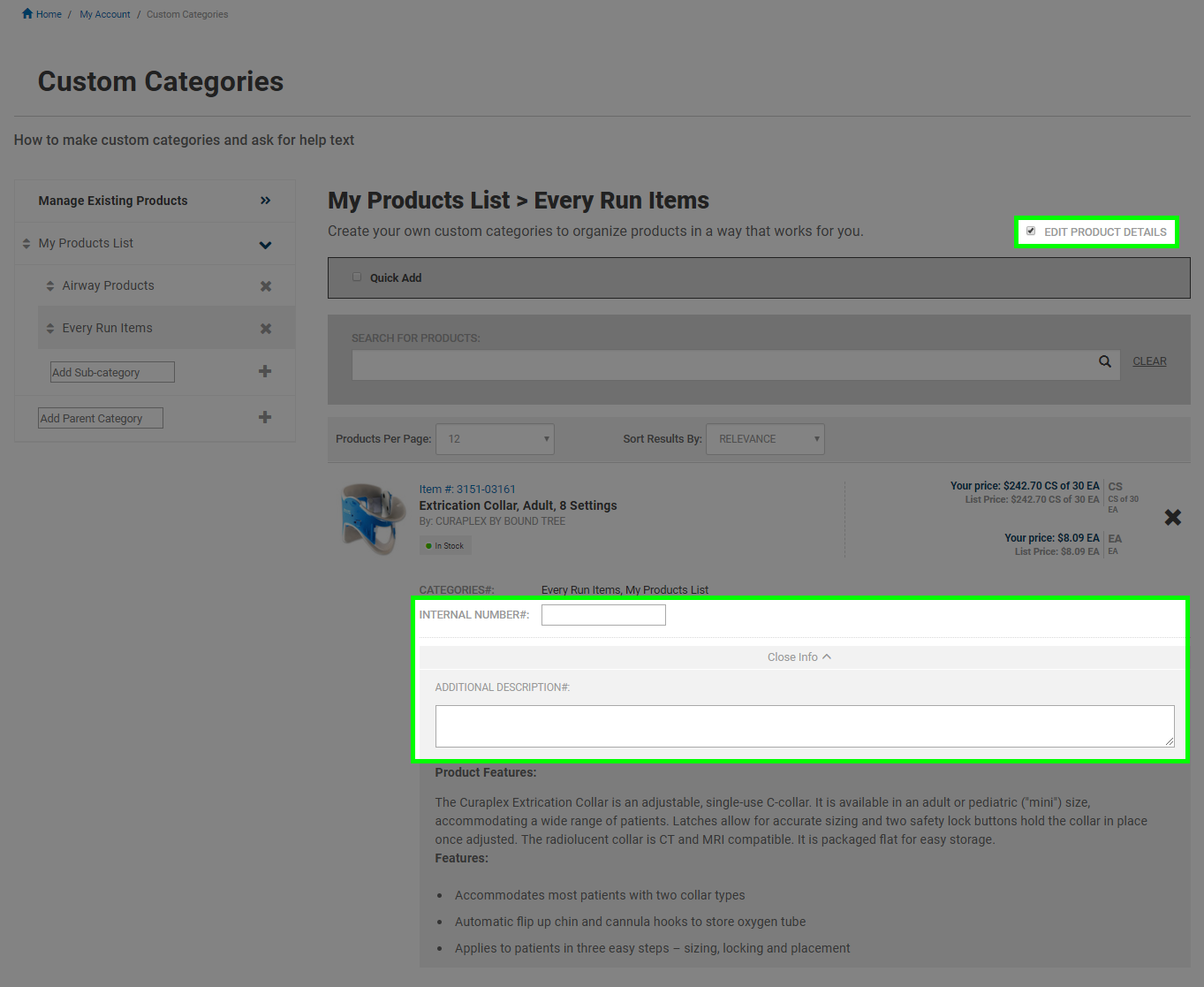 Account Customization | Help | Bound Tree