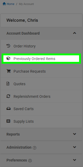 Account Management | Help | Bound Tree