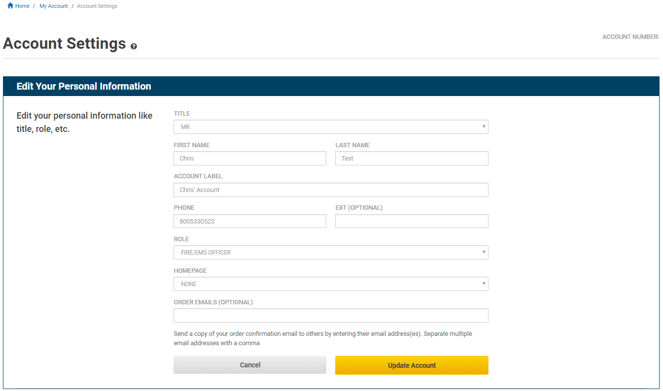 Account Management | Help | Bound Tree
