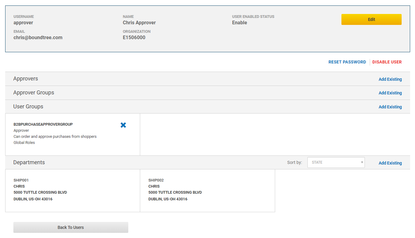 Account Management | Help | Bound Tree