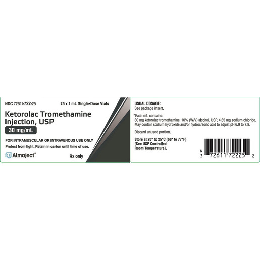 Ketorolac, 30mg/mL, 2mL Vial | Bound Tree