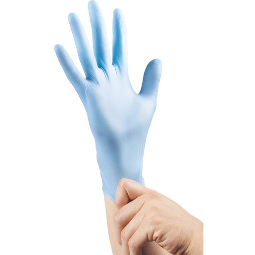 Curaplex® TritonGrip EC™ Gloves, Blue Nitrile | Bound Tree