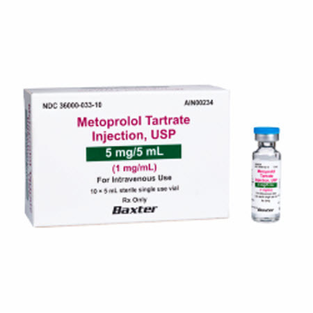 Metoprolol, 5mg/5mL, Vial | Bound Tree