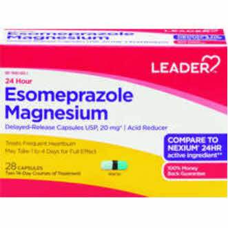 Esomeprazole, 20mg, 28 Capsules | Bound Tree