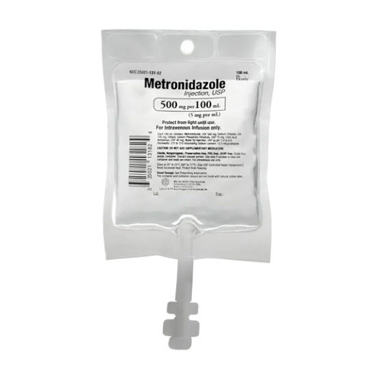 Metronidazole, 500mg/100mL Bag | Bound Tree
