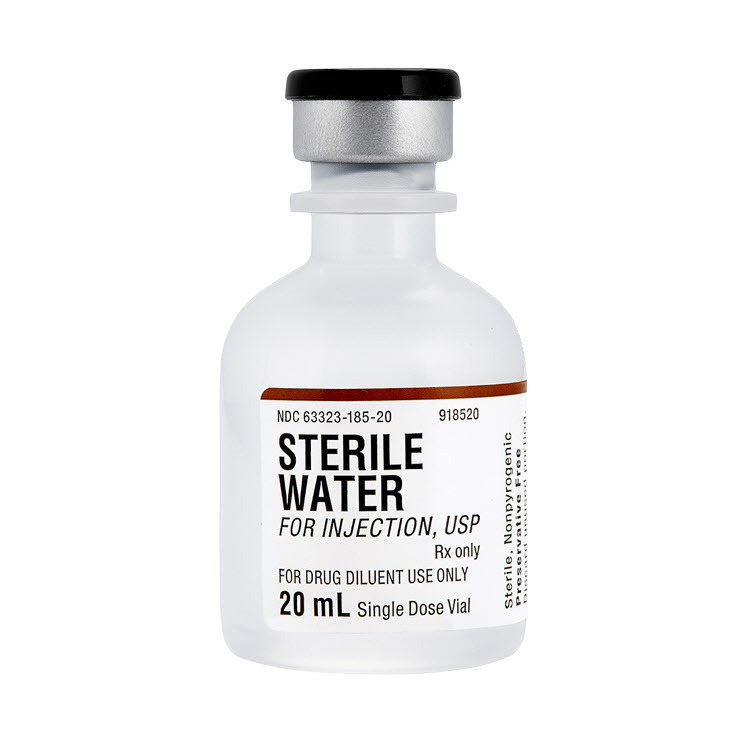 Sterile Water for Injection, 5mL, Vial | Bound Tree
