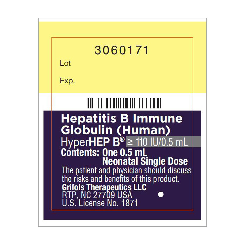 HyperHEP B®, 110U/0.5ml, Prefilled Syringe | Bound Tree
