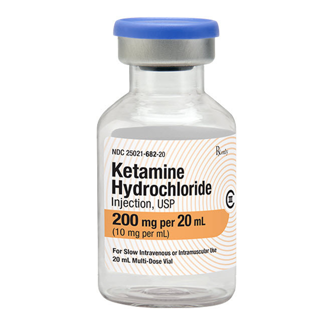 Ketamine HCL Injection, 10mg/mL, 20mL Vial | Bound Tree
