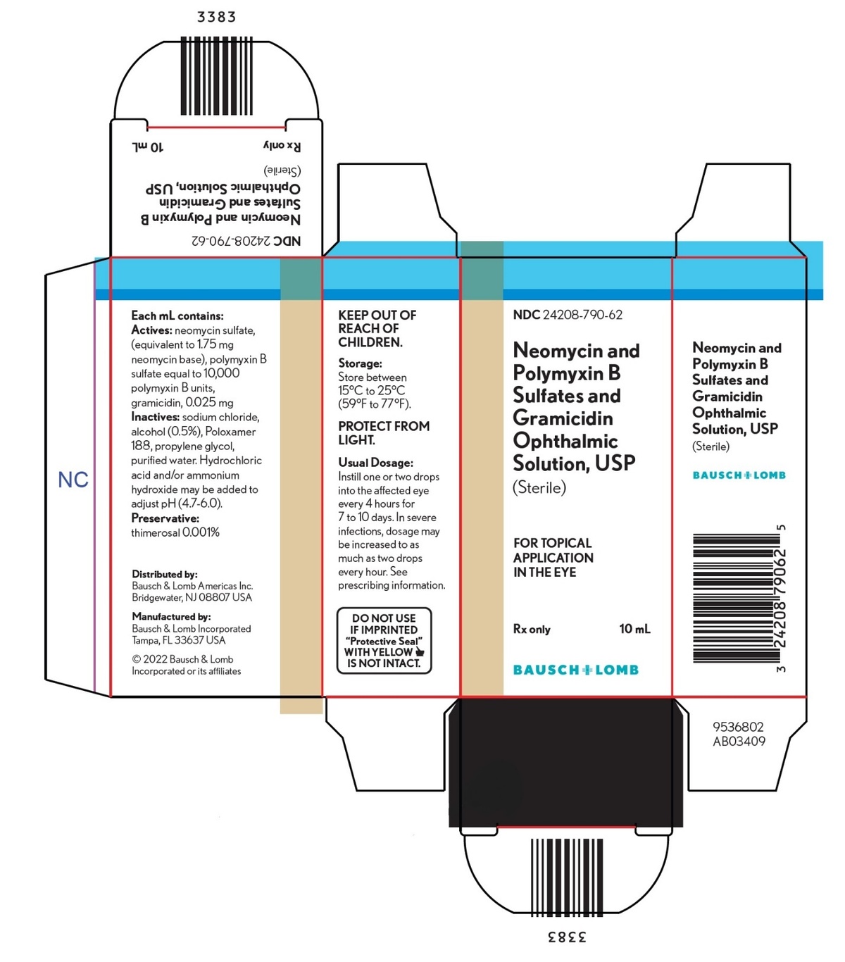 Neomycin Sulfate and Polymyxin and Gramicidin Solution Ophthalmic Drops ...