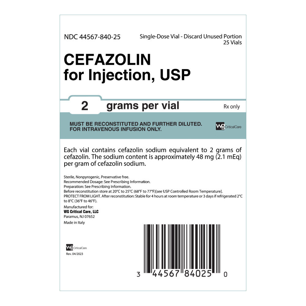 Cefazolin PR, 2gm, Vial | Bound Tree
