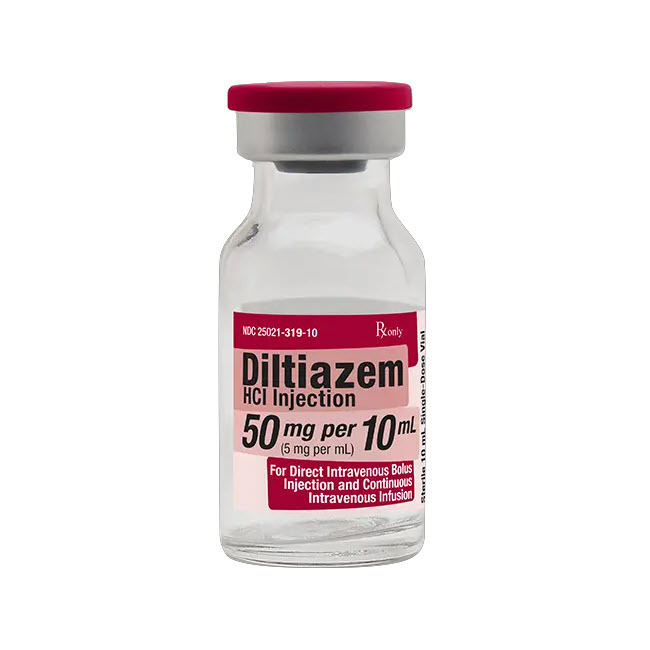 Diltiazem HCL Injection, 50mg/10mL, Vial | Bound Tree
