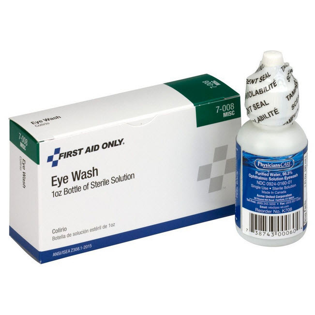 First Aid Only® Eye Wash Bottle, 1oz | Bound Tree