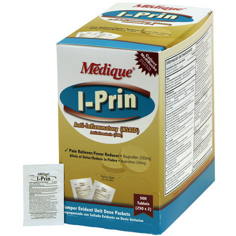 I-Prin Ibuprofen Tablets, 200mg, 250 Tablets | Bound Tree