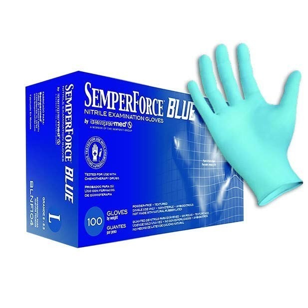 SemperForce® Blue Nitrile Gloves | Bound Tree