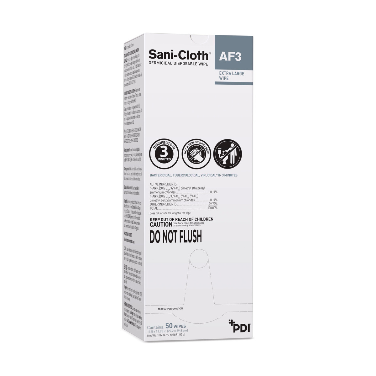 Sani-Cloth® AF3 Germicidal Wipes | Bound Tree