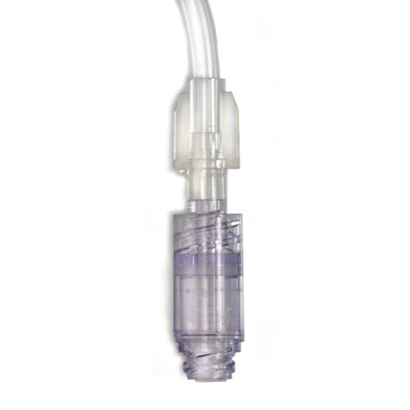 Curaplex® Pressure Rated IV Extension Set, (1) Bonded Needle-free Valve ...