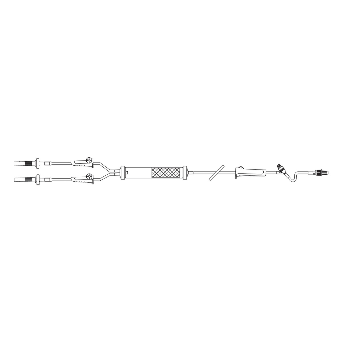Baxter Healthcare Y-Type Blood/Solution Sets with Standard Blood Filter ...