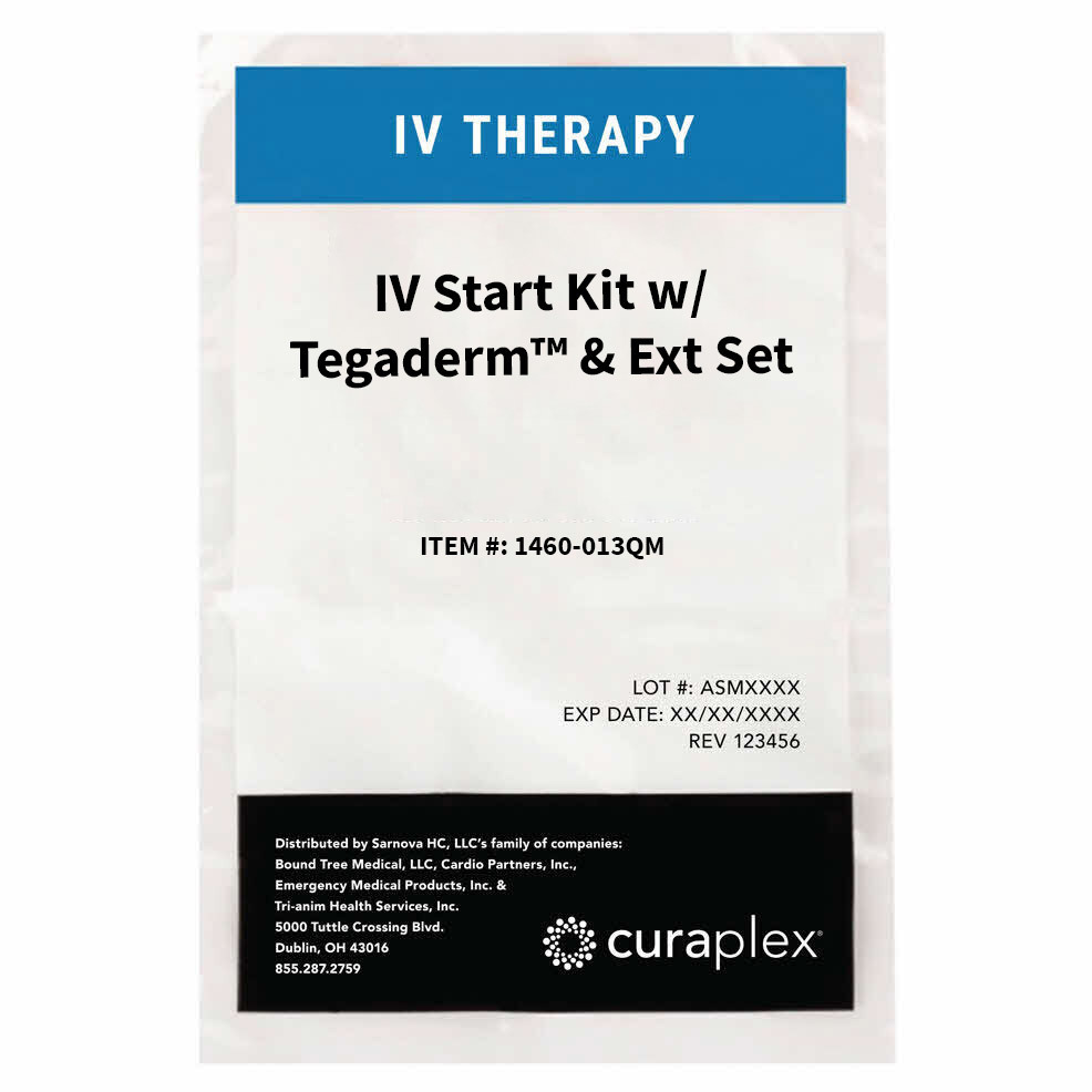 IV Start Kit with Tegaderm™ with Extension Set | Bound Tree