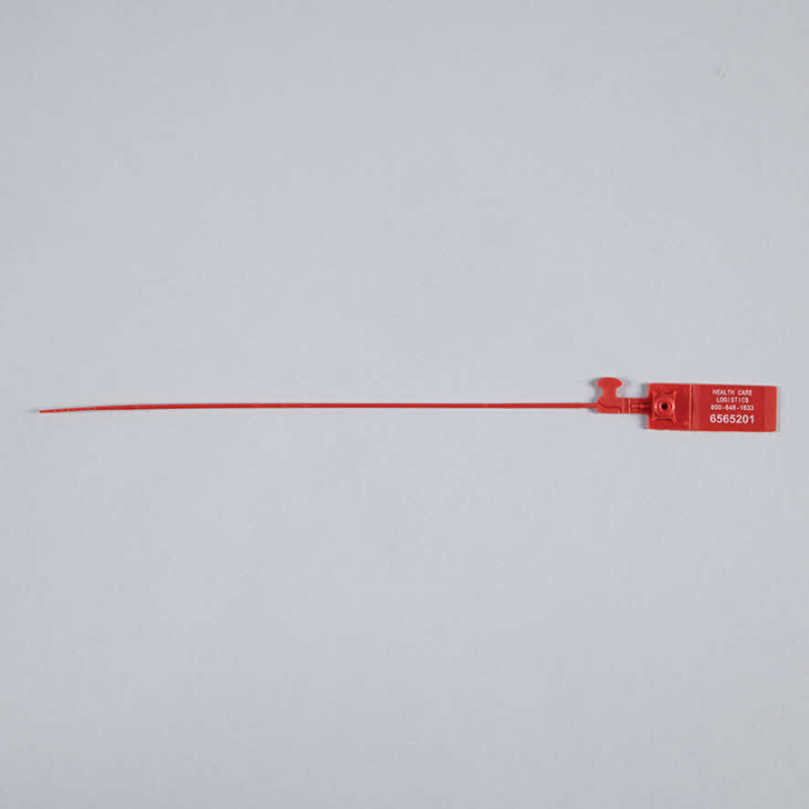 Secure-Pull Tear Tab Seals, Numbered, Red | Bound Tree