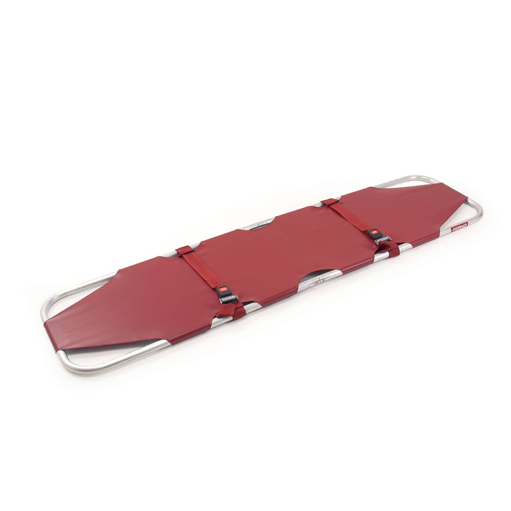 Model 12 Emergency Stretcher, 350lb, Burgundy | Bound Tree