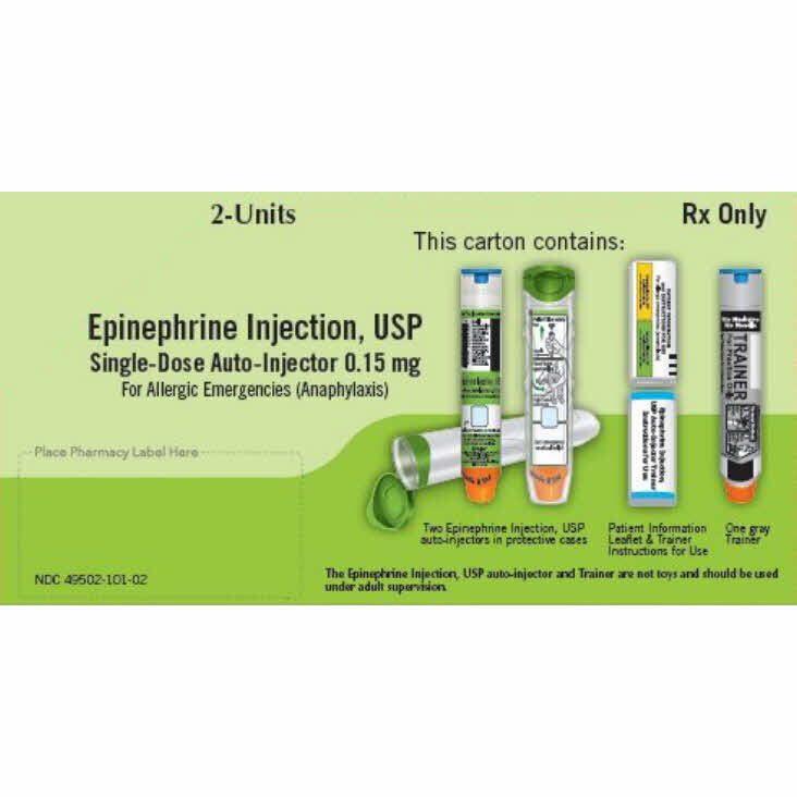 Epinephrine Two Auto-injectors with Trainer | Bound Tree