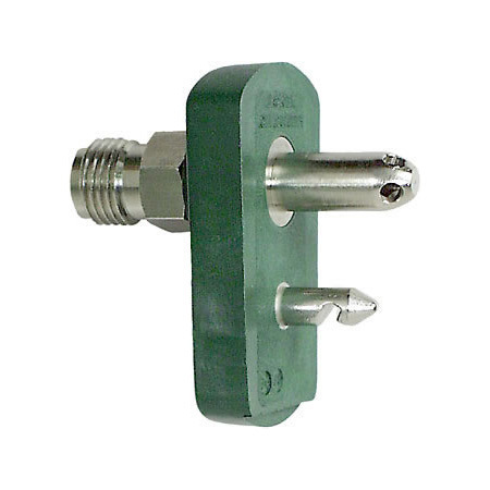 Chemetron Oxygen Quick Connect with Check Valve, DISS Male | Bound Tree