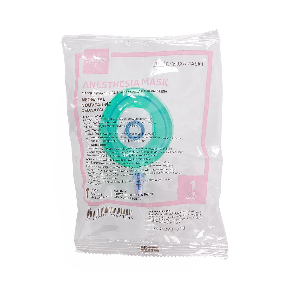 Anesthesia Mask with Tail Valve, Neonatal, Size 1 | Bound Tree