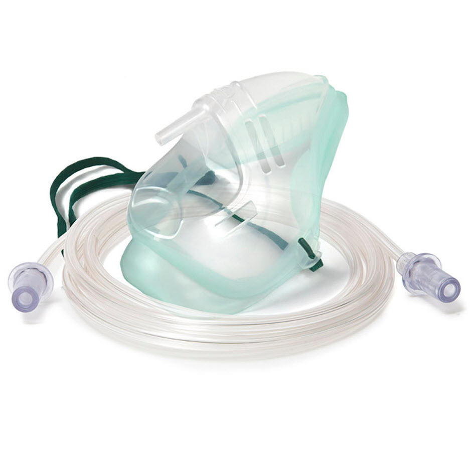 Medium Concentration Oxygen Mask, Adult | Bound Tree