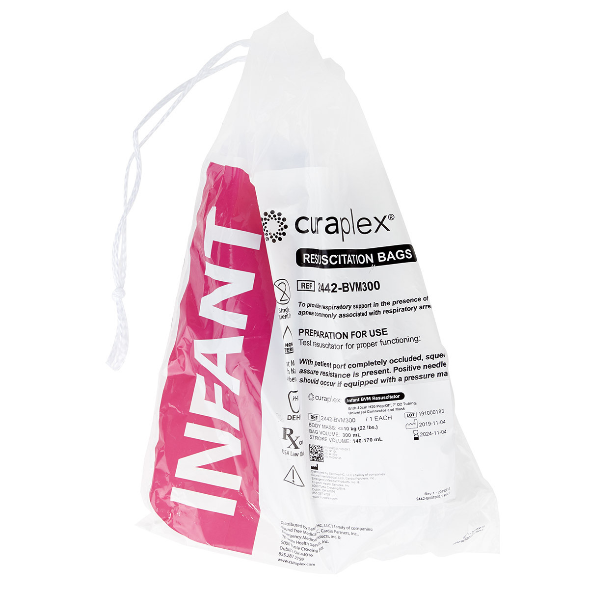Curaplex® BVM Manual Resuscitator | Bound Tree