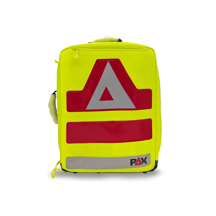 PAX Pediatric Backpack, High-Viz Yellow | Bound Tree