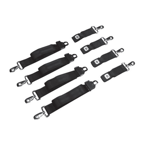 CombiCarrierII® Patient Restraints, 2-piece Speed-Clip straps (Set of 4 ...