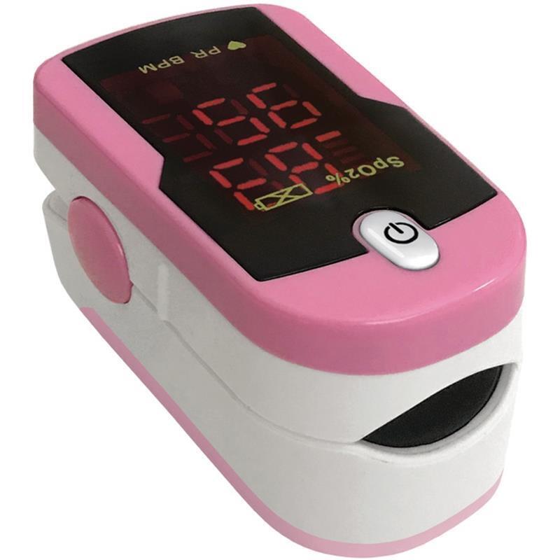Fingertip Pulse Oximeter, Hot Pink | Bound Tree