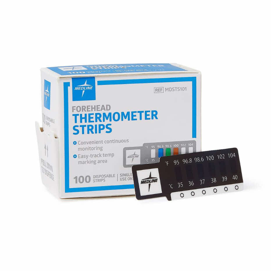 Disposable Forehead Thermometer Strip | Bound Tree