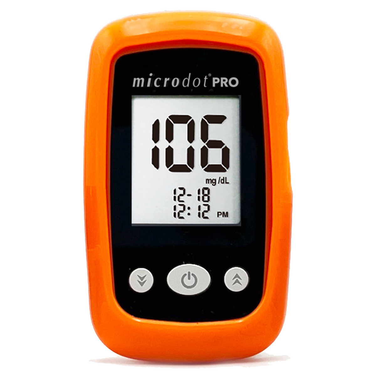 microdot® PRO EMS Meter Kit with Glucose Meter, Pouch, and Protective ...