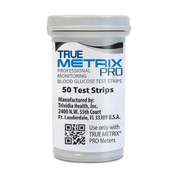 TRUE METRIX® PRO Professional Monitoring Blood Glucose Test Strips ...