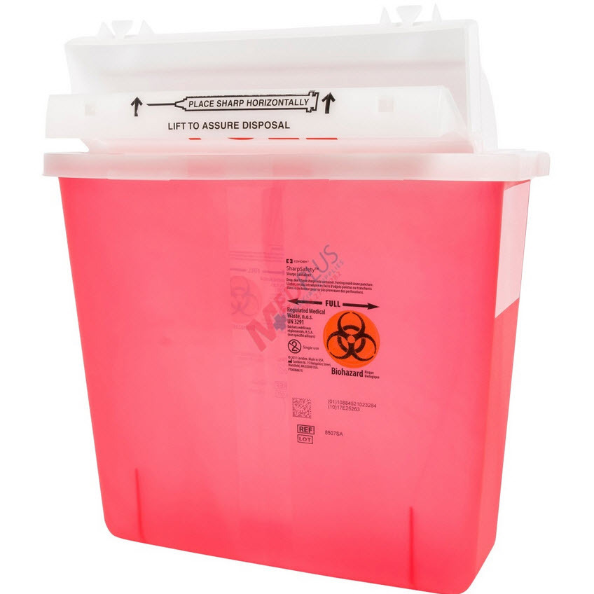 SharpStar In-Room Sharps Containers with Counter Balanced Lid | Bound Tree