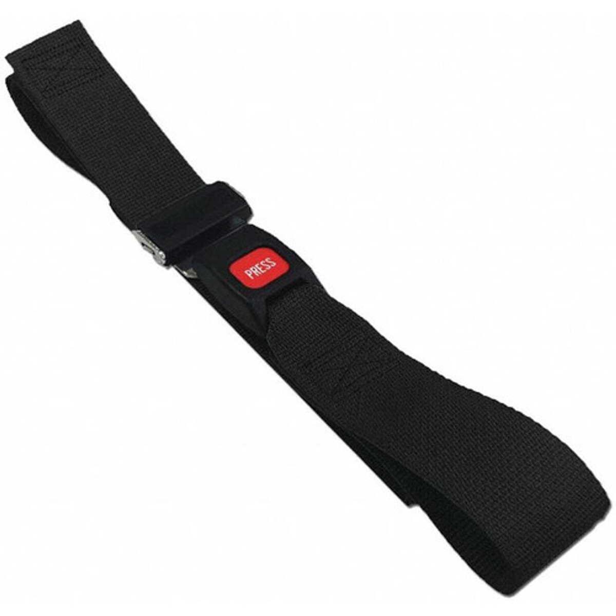 1-Piece Backboard Strap with Metal Buckle, 15ft, Black | Bound Tree