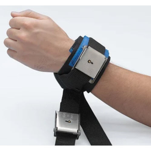 Posey Twice-As-Tough Cuffs, Double Lock, Blue | Bound Tree