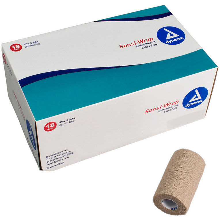 Sensi-Wrap Self-adherent Bandage Rolls, Latex-free, Tan | Bound Tree