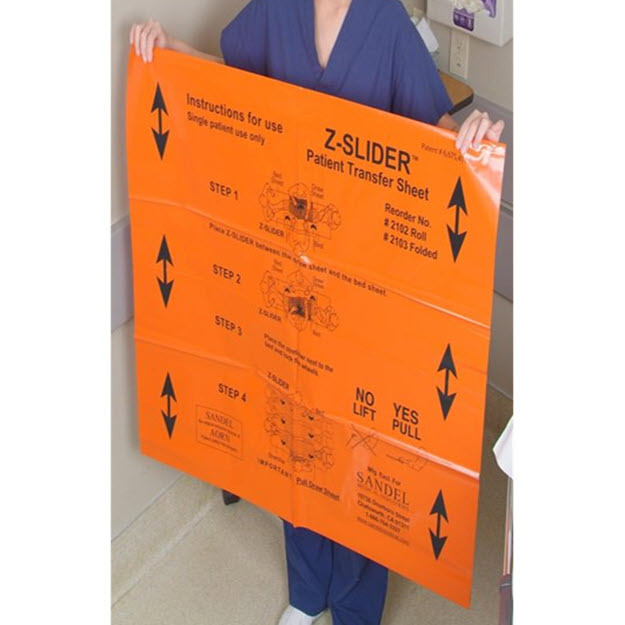 Z-Slider® Patient Transfer Sheet in Roll Dispenser | Bound Tree