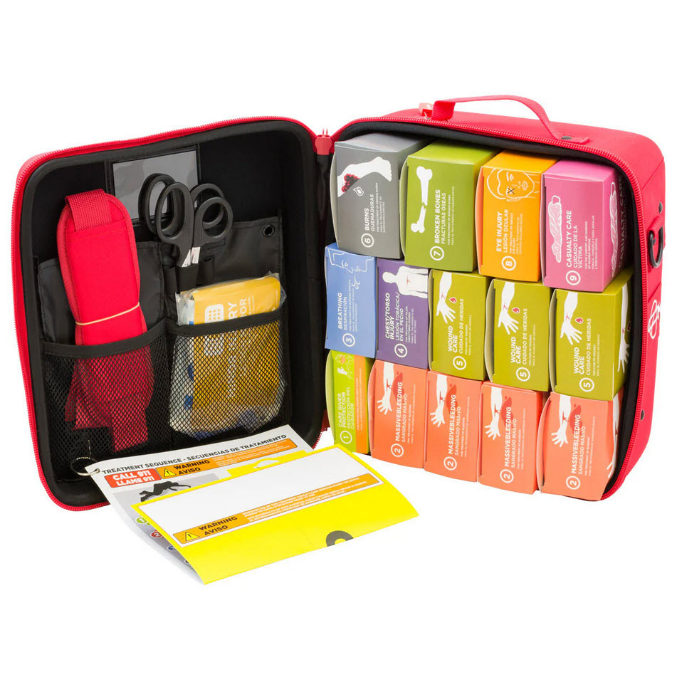 TacMed TRAMEDIC® Cabinet Kit, Foam-Molded/Boxes | Bound Tree