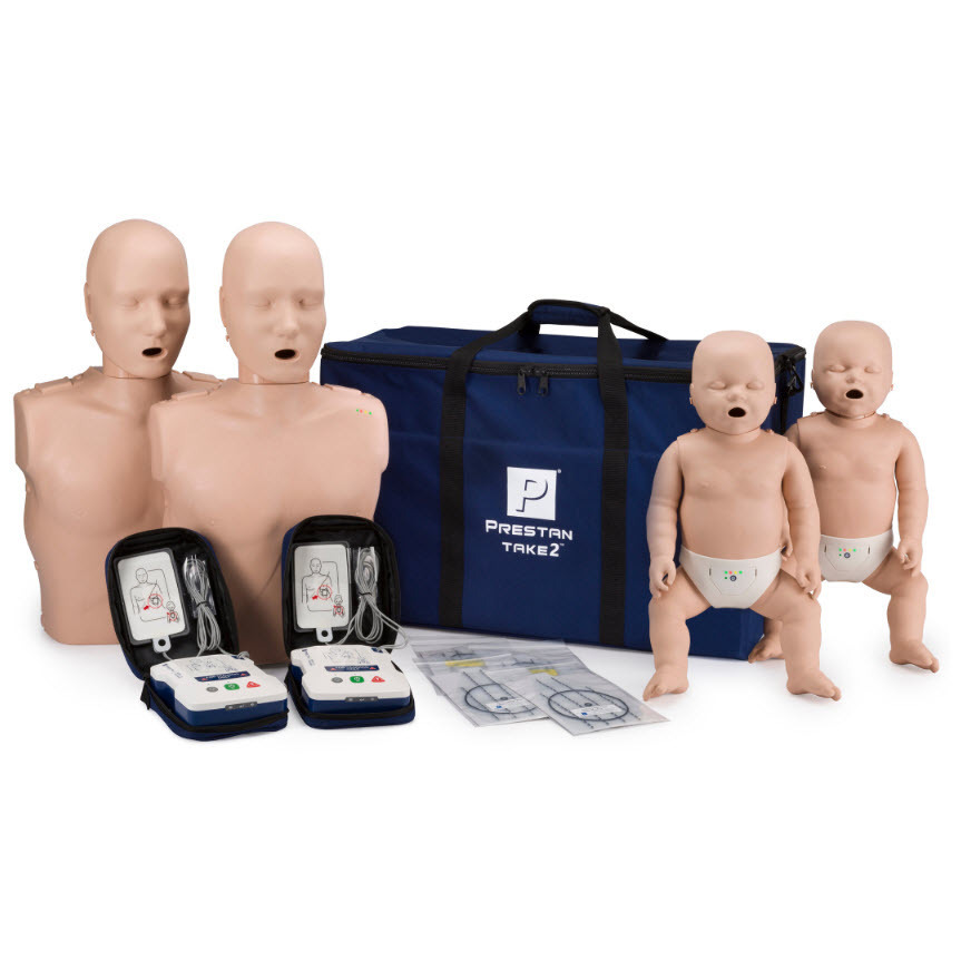 Prestan® Manikin Professional TAKE2™ Manikins and AED Trainers Package | Bound Tree