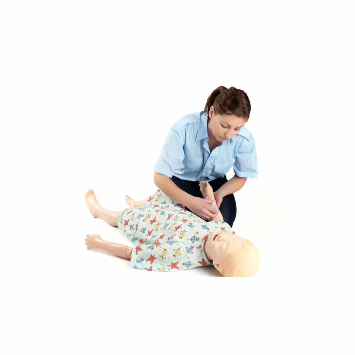 Nursing Kid Manikin, Tan Skin, SimPad Capable | Bound Tree