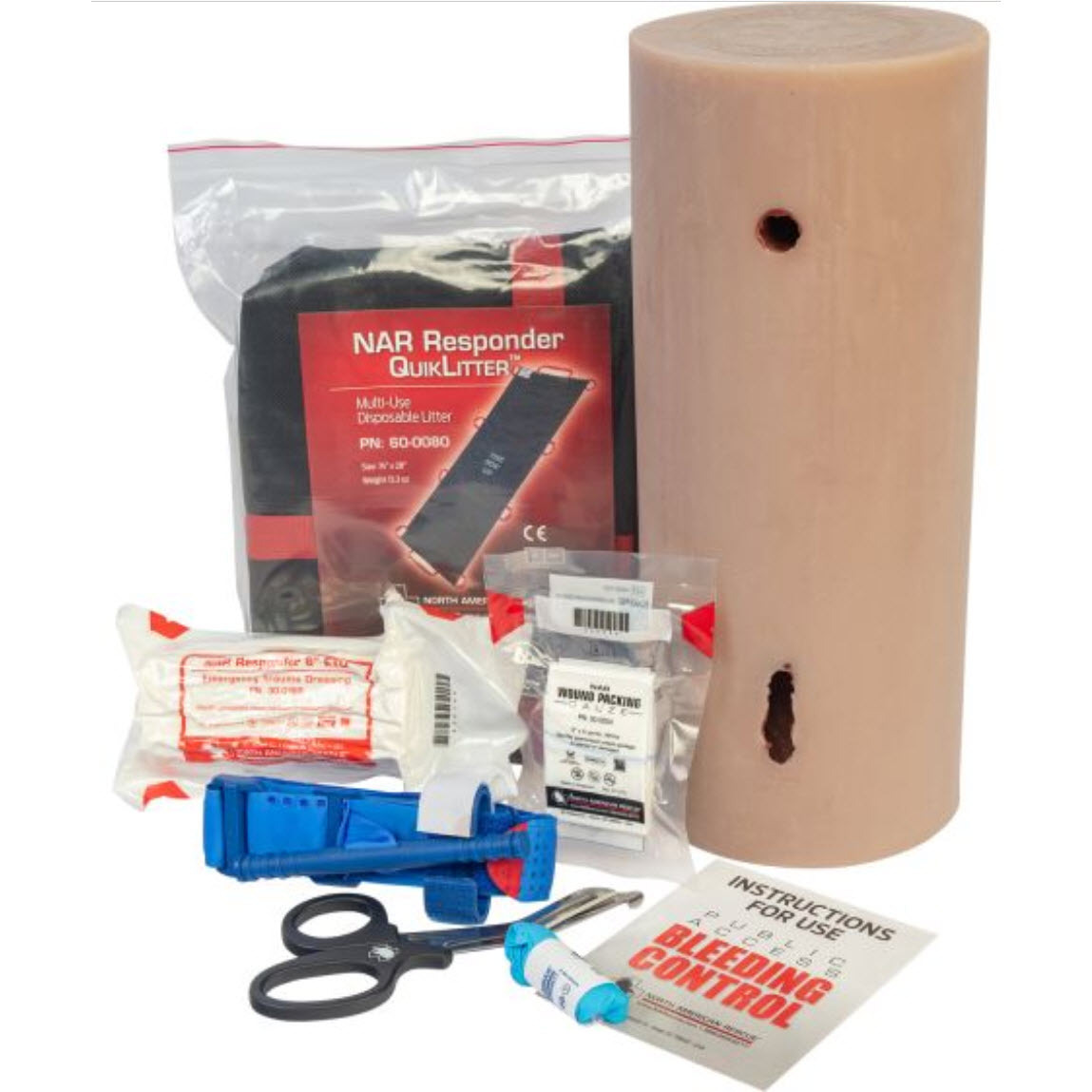 Advanced Bleeding Control Skills Training Kit with Wound Packing ...