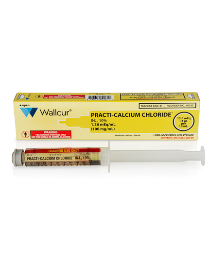 Practi-Calcium Chloride™ IV Code Med (for Training) | Bound Tree