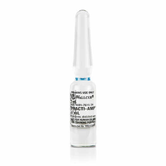 Practi- Amp™ 1mL, Ampule (for Training) | Bound Tree