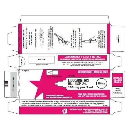 Lidocaine 2%, 100mg/5mL, 5mL Luer-Jet™ Luer-Lock Prefilled Syringe ...