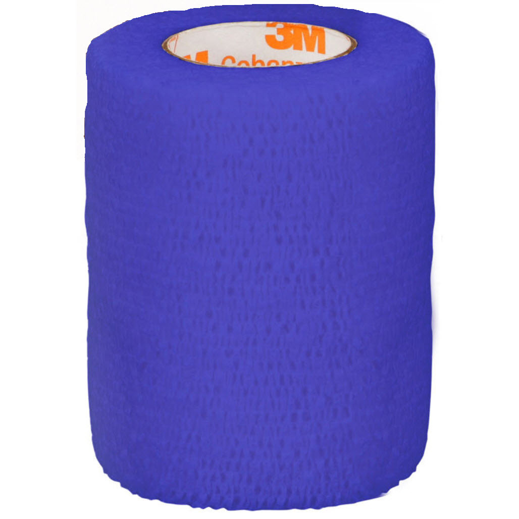 3M™ Coban™ Self-Adherent Wrap, Blue | Bound Tree