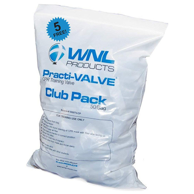 Practi-Valve Training Valves, Practi-Man Compatible, Club Pack | Bound Tree