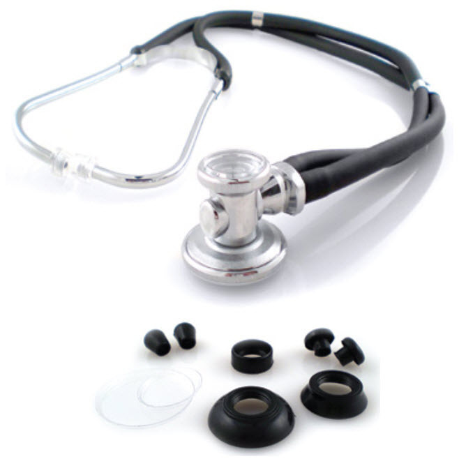 MedSource Sprague Stethoscope Kit, Black | Bound Tree